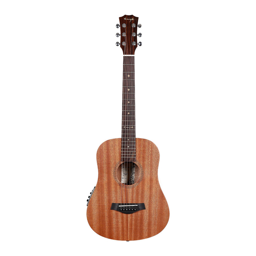 Enya EB-01 EQ Mini Travel Guitar- Natural Matt – Urooj Music